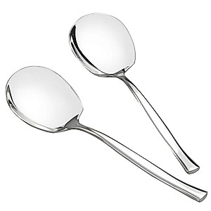 Idotry 8-Piece Stainless Steel Buffet Serving Spoon, Large Serving Spoon, A1