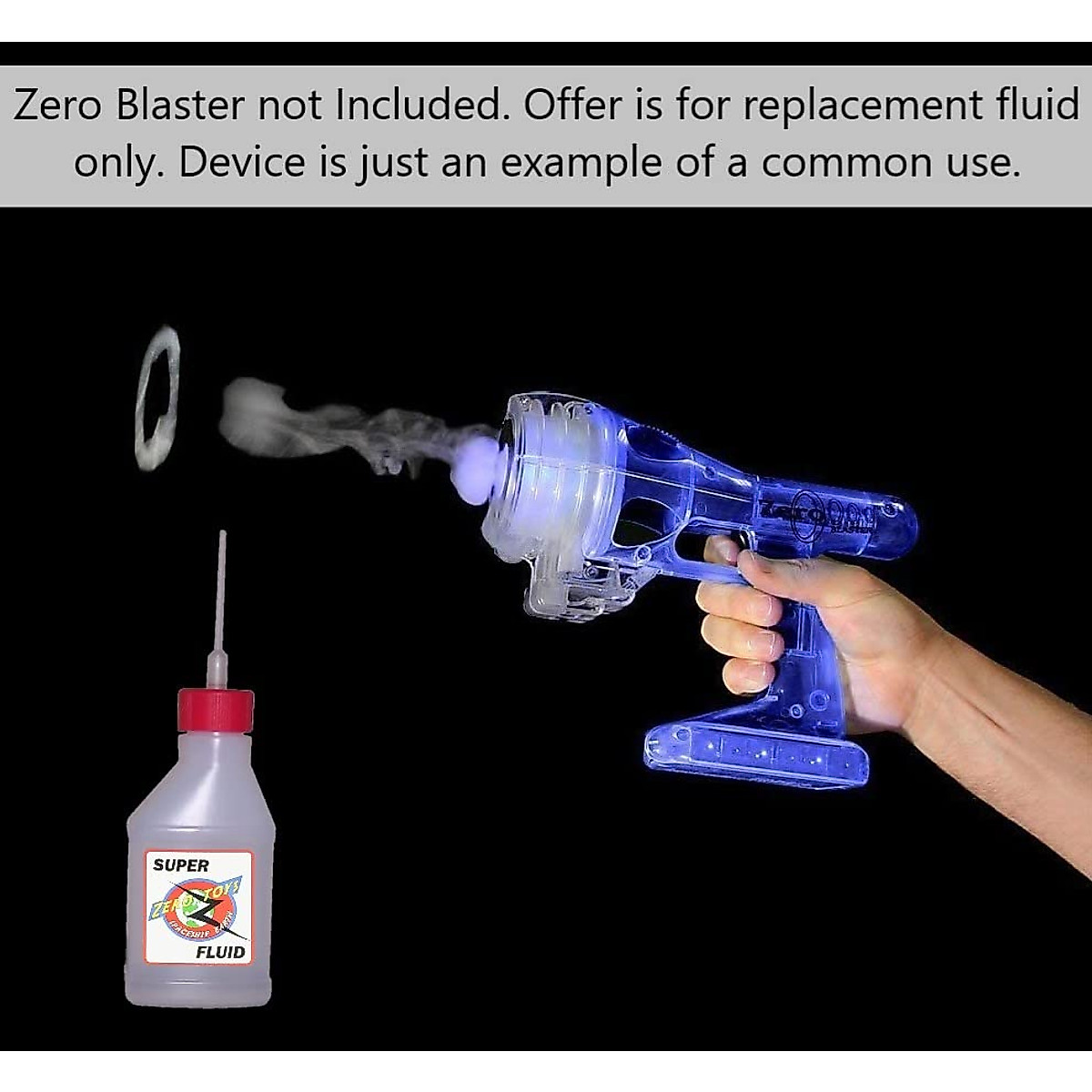 Zero Blaster Handheld Smoke Stick Replacement Fluid - for Draft Detector Puffer Fog Pen Machine Kit (3oz)