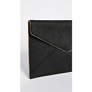 Rebecca Minkoff womens Leo Clutch, Black, One Size US