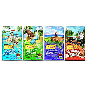 Friskies Dry Cat Food, Tender & Crunchy Combo, 3.15-Pound Bag, Pack Of 3