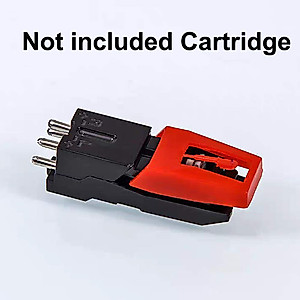 NP1 NP6 Turntable Replacement Stylus Record Player Needle for Ion Max LP Classic LP Archive Crosley CR8005D Jenson 1byone Vinyl Record LPplayer Phonograph -Pack of 4 (ABS -Red)