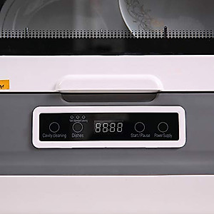 Portable Countertop Dishwasher with Large Capacity, Air Dry Function,3 Washing Programs