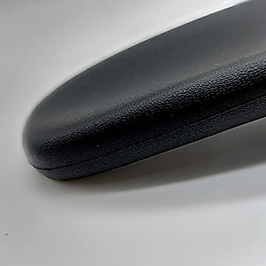 Wimdoyily Gaming Chair Replacement Armrest Arm Pads Fits All Styles of Arms with Mounting Hole Patterns Screws Set Chair Armrest Pads,Black