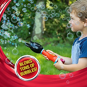 Little Kids Disney Mickey Mouse Light and Sound Musical Bubble Wand, Includes Bubble Solution, Multi (20511)