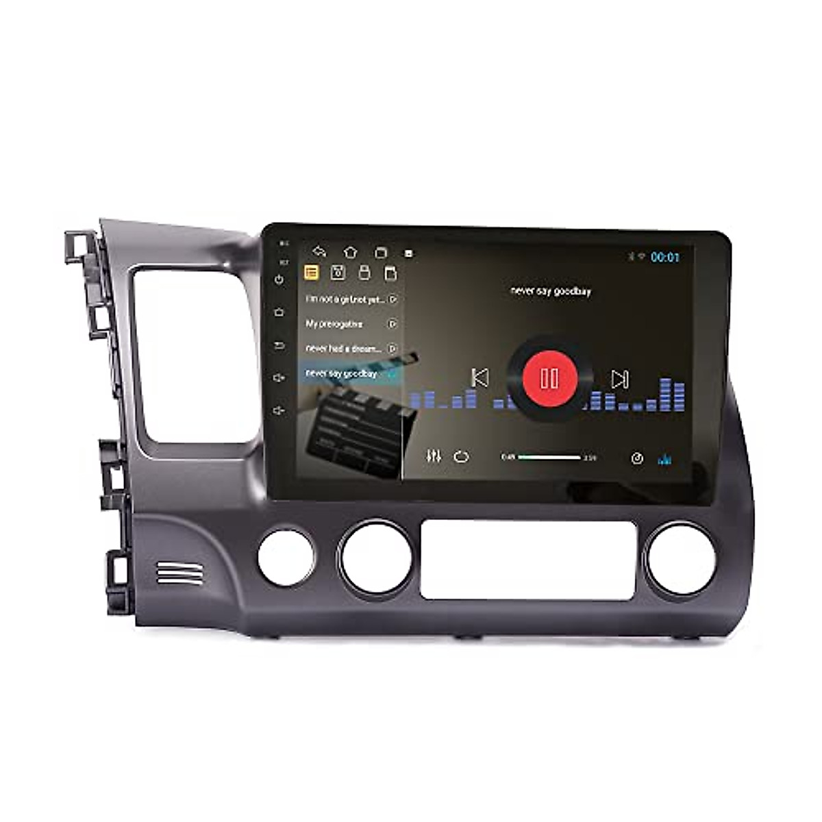Android 10 Autoradio Car Navigation Stereo Multimedia Player GPS Radio 2.5D Touch Screen forHonda Civic 2004-2011 Quad Core 1GB Ram 16GB ROM