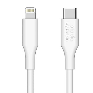 Belkin Studio USB-C to Lightning Cable 5ft Fast Charging for iPhone & iPad