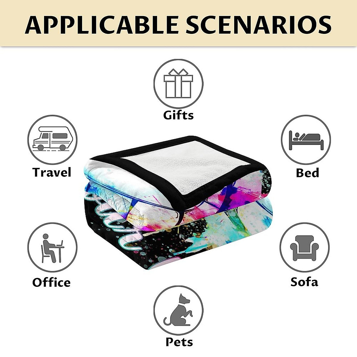 Personalized Volleyball Blanket Gift, Soft & Cozy Throw for Volleyball Fans, Custom Volleyball Blanket for Teen Girls Boys, 40 * 50 Inches Sport Throw Blanket Fuzzy Blankets for Couch Sofa