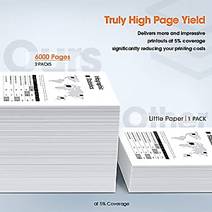 TN760 TN-760 TN730 Toner Cartridge: 2 Pack High Yield Toner Cartridge Replacement for Brother TN760 TN-760 TN730 Toner, Use with HL-L2350DW HL-L2395DW HL-L2390DW HL-L2370DW MFC-L2750DW (Black)