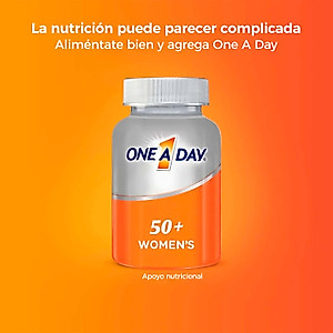 One A Day Women’s Multivitamin, Supplement with Vitamin A, C, D, E and Zinc for Immune Health Support, B12, Biotin, Calcium & More, Tablet 200 count