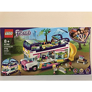 Lego Friends Friendship Bus 41395 Bundle with Lego Friends Nature Glamping 41392 Building Kit