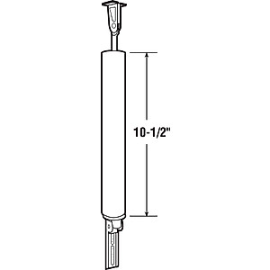 Prime-Line K 5059 Screen Door Hydraulic Closer, Black Finish, 10-1/2 In. Long (Single Pack)
