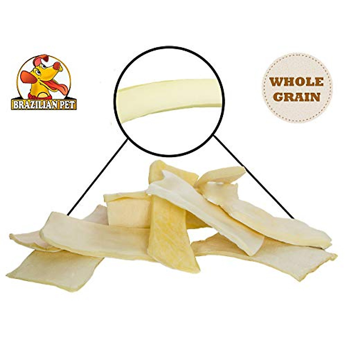Premium Thick Cut Chips, Top Rawhide (Last Much Longer Than Traditional Chips). 100% Natural. Great Behavioral Dog Chew Treat Solution Bone. No Preservatives. (5 Pounds)
