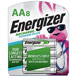 Energizer Rechargeable AA and AAA Batteries Bundle (8 Count)