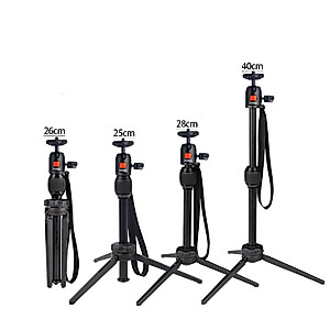 Tripod Stand Compatible with Anker Nebula Capsule Series, Universal Mini Camera Tripod, Aluminum Alloy Portable Projector Stand for Capsule, Capsule Max, and Capsule II with Swivel Ball Head