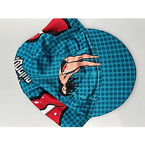 Bikingbros Funny Cycling Cap - Polyester Cartoon Cycling Hat-Under Helmet - Cycling Helmet Liner Breathable&Sweat Uptake