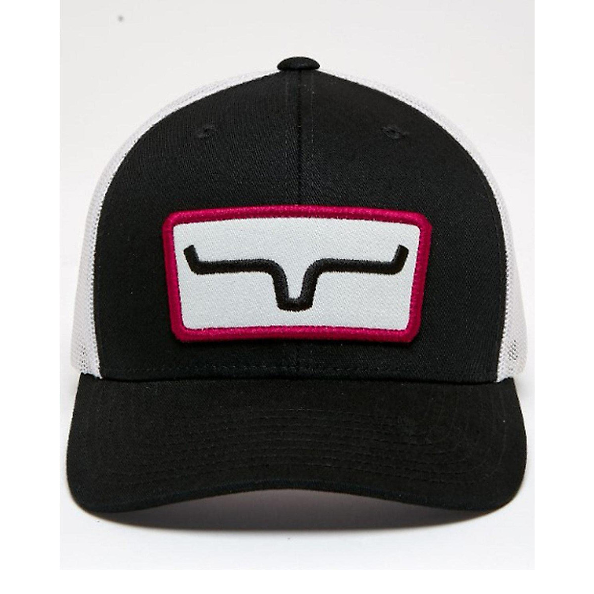 Kimes Ranch Caps The Cutter Trucker Horns Logo Patch Mesh-Back Ball/Black