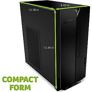 acer 2022 Aspire Mini Tower Desktop 10th Intel i5-10400 6-Core CPU- UHD Graphics - 32GB DDR4-512GB NVMe SSD + 1TB HDD - DVD Writer - WiFi 6 RJ45 HDMI Windows 10 Pro w/ 32GB USB Drive