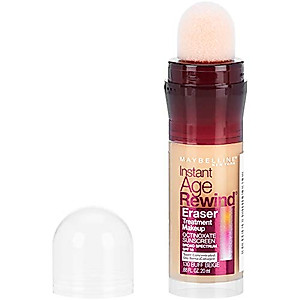 Maybelline Instant Age Rewind Eraser Treatment Makeup with SPF 18, Anti Aging Concealer Infused with Goji Berry and Collagen, Buff Beige, 1 Count
