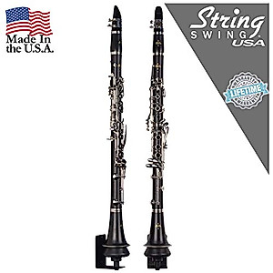 String Swing Clarinet Holder for Flat Wall Mount HH13-FW