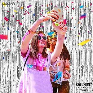 KatchOn, Black Spike Balloons - Pack of 32 | Black Starburst Balloon, Chain Link Balloons | Big Silver Chain Balloons for Black Birthday Decorations and Notorious One Birthday Decorations