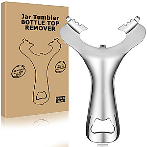 Bxgnip Mason Jar Opener No Lid Dents or Damage Multifunctional Jar Opener Easy Twist Manual Handheld Top Remover Bottle Opener Made For Lifetime