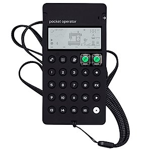 Teenage Engineering CA-X Universal Case for Pocket Operators (Silicone Cover, Professional Touch Buttons, Non-Slip Feet, Battery Protection), Black