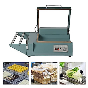 Purptarol L-type Wrap Sealing Machine,110V L-Bar Sealer Cutter Packing Machine with Heat Collection Film Racks and Handle, for Household/Retail/Agricultural Product/Industrial Sealing