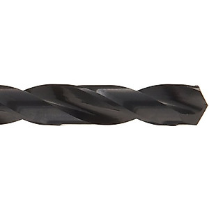 Chicago Latrobe 69885 159 Series High-Speed Steel Short Length Drill Bit Set In Metal Case, Black Oxide Finish, 135 Degree Split Point, Wire Size, 60-piece, #60 - #1