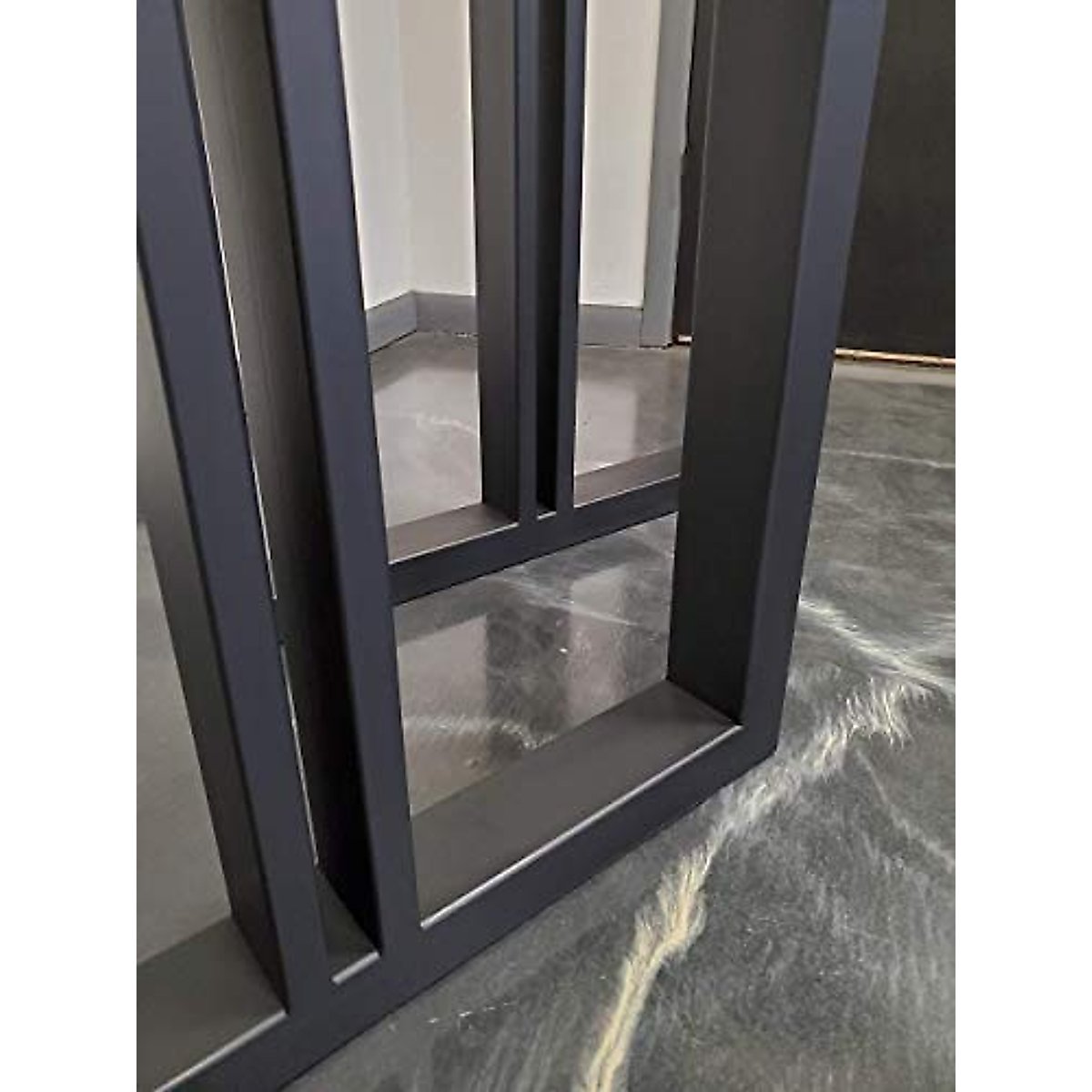 Metal Table Legs, Rectangular Columns Style - Any Size and Color