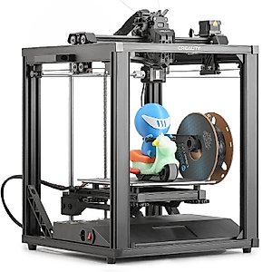 Official Creality Ender-5 S1 3D Printer with 250mm/s Printing Speed, 300℃ High-Temp Nozzle Direct Drive Extruder, Highly Metal Frame, CR Touch Auto-Leveling for Home, 220×220×280mm