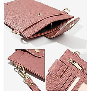 Womens Crossbody Cellphone Bag Small Shoulder Purse Card Holder Wallet Pouch
