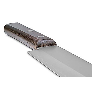 Seki Japan KANETSUGU Japanese Sushi Chef Knife, AUS8 SUS410 Stainless Steel Sashimi Yanagiba Knife, Rose Wood Handle, 210 mm (8.3 in)