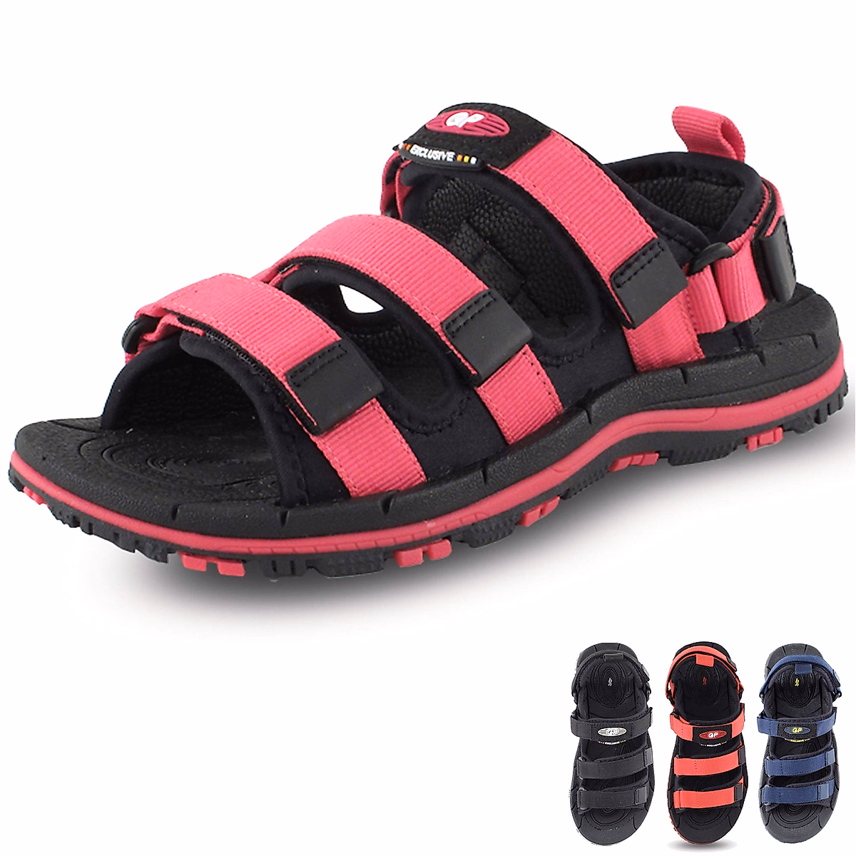 Gold Pigeon Shoes City Outdoor Water Sandals for Women & Men: 7656 Hot Pink, EU36 (Women Size 6-6.5 / Big Kid Size 5-5.5)