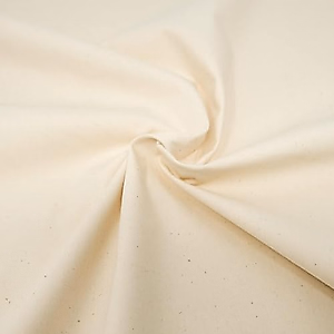 Roc-Lon 44/45'' 100% Cotton Unbleached Permanent Press Super Muslin(Heavy-Weight), 15 Yard Bolt