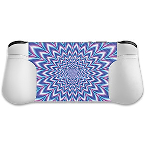 MightySkins Carbon Fiber Skin Compatible with Logitech G Cloud Gaming Handheld - Jitter Illusion | Protective, Durable Textured Carbon Fiber Finish | Easy to Apply | Made in The USA