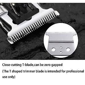 04521 T-Outliner Replacement Blade kit for Compatible with Andis Deep Tooth T-Outliner Carbon Steel Trimmer for Model GTO/GO/SL and SLS Hair/Beard Trimmers with Barber Blade Sponge(2 Set)