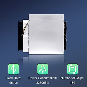 Antminer S19 95TH/S Bitcoin Miner BTC Mining Machine Include PSU Power Supply - New