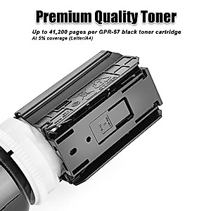 ValueColor Remanfactured GPR-57 GPR57 ( 0473C003 ) High Yield Black Toner Cartridge Replacement for Canon imageRunner Advance 4525i 4535i 4545i 4551i DX 4725i 4735i 4745i 4751i - 1 Pack