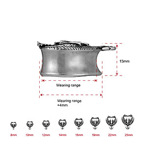 PUNKYOUTH 2PCS Stainless Steel 316L Punk Vintage Cross Skull Gauge For Ears Expander Stretcher Ear Tunnels Upgrade Saddle Plugs Double Flared Guage For Women Men 0g-1"