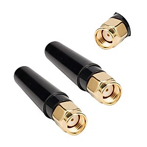 2.4G 5.8G 5GHz Small Mini WiFi Bluetooth RP-SMA Antenna for Router PC Asus ASRock Mini-itx Motherboard TuffTalk WiFi 6 Card FPV TX Transmitter Thinkcentre Security IP Camera Video Surveillance Monitor
