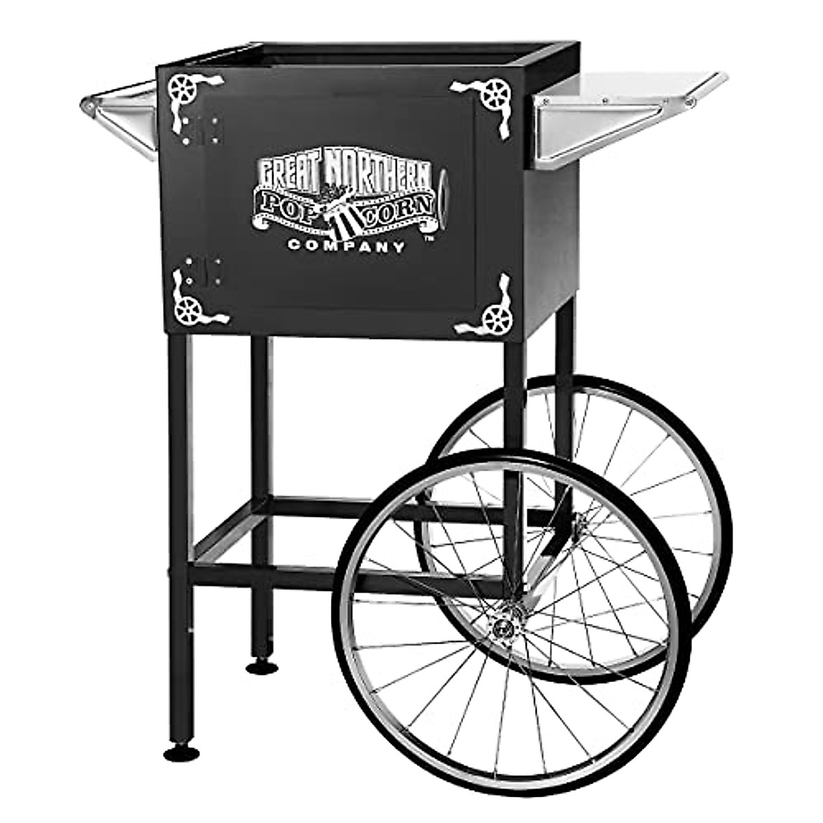 6401 Black Replacement Cart for Larger Lincoln Style Great Northern Popcorn Machines