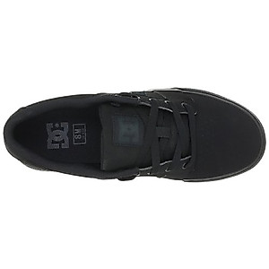 DC mens Anvil Casual Skate Shoe, Black/Black, 11 US