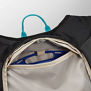 High Sierra Hydrahike 2.0 Hydration Backpack with 2L Reservoir, for Hiking, Biking, Camping, Traveling, Black, 8L