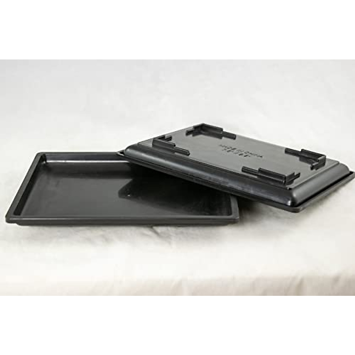2 Plastic Humidity/Drip Tray for Bonsai Tree and House Indoor Plant - 7.5"x 5.5"x 0.75"