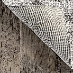 nuLOOM Rhonda Machine Washable Global Inspired Moroccan Area Rug, 3' 3" x 5', Grey