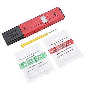 Mumusuki Protable LCD Digital PH Meter Pen of Tester Food Beverage Aquarium Pool Water Quality Wine Urine Automatic Calibration