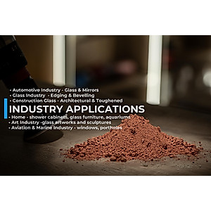 GLASS POLISH PRO 3.52oz (100g) Cerium Oxide, High-Grade Glass Polishing Powder, Enhanced Formula, TREO 85%, 3.5 Microns, Brown – GP90007