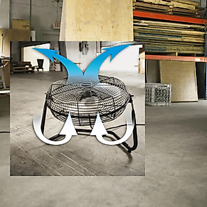 Patton PUF1810C-BM 18-Inch High Velocity Fan,Black