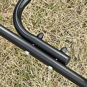 Outsunny 3-Seater Porch Swing Chair, Outdoor Swing Glider with Adjustable Canopy, Padded Breathable Seat, for Garden, Poolside, Backyard, Deck