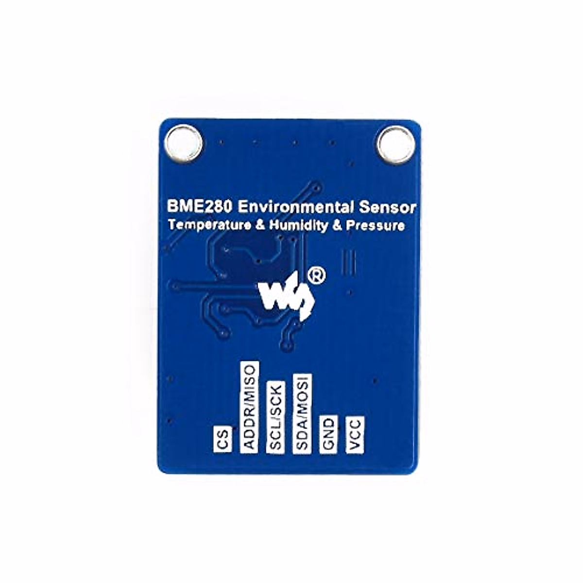 Waveshare BME280 Environmental Sensor, Compatible with Raspberry Pi 5/4B/3B/Zero/Zero W/Zero 2W/Pico/Pico W/Pico WH, Temperature, Humidity, Barometric Pressure
